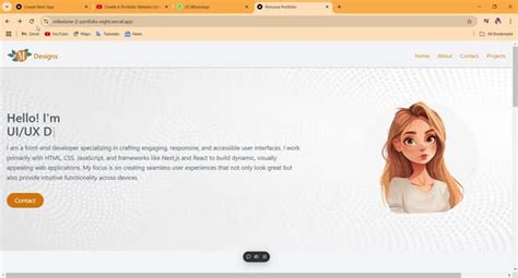 Mehwish Raisi On Linkedin Nextjs Tailwindcss Webdevelopment Responsivedesign Portfolio Giaic