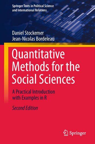 Quantitative Methods For The Social Sciences A Practical Introduction