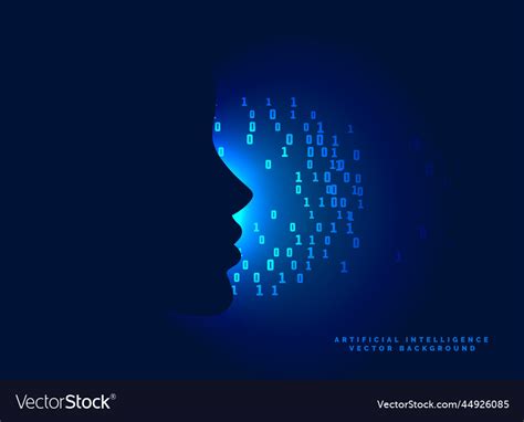 Machine Learning And Artificial Intelligence Vector Image