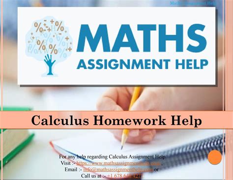 Calculus Homework Help By Maths Assignment Help Issuu