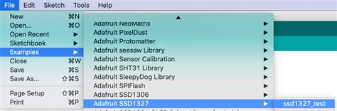 Arduino Wiring And Test Adafruit Grayscale 1 5 128x128 Oled Display Adafruit Learning System