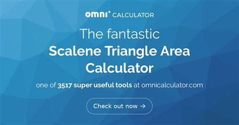 Scalene Triangle Area Calculator