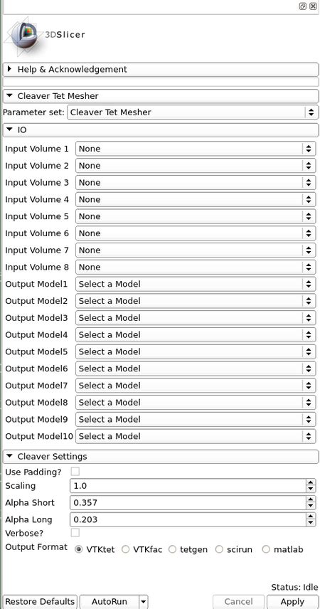 Documentation Extensions Cleaverextension Slicer Wiki