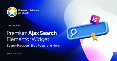 Elementor Ajax Search Form Widget And Speed Improved In Premium Addons