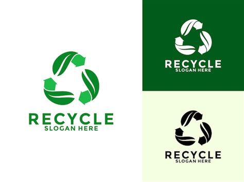 Green Recycling Logo Vectors And Illustrations For Free Download Freepik