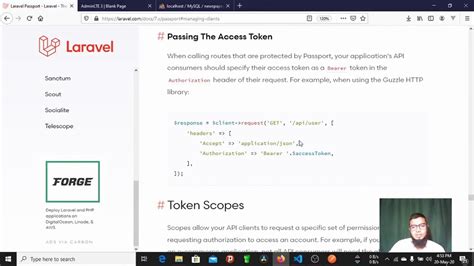 install laravel passport in your project laravel passport