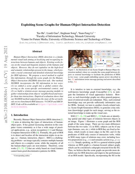 PDF Exploiting Scene Graphs For Human Object Interaction Detection