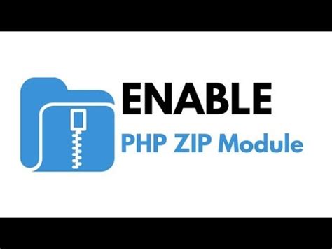 Enable PHP ZIP Module Via WHM YouTube