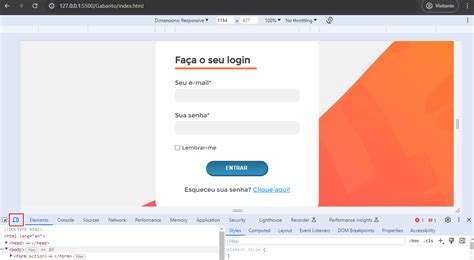 Formulário De Login Em Html E Css Criando Seu Projeto