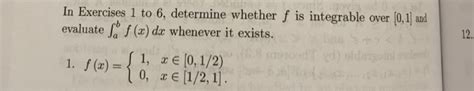 Solved In Exercises 1 To 6 Determine Whether F Is Chegg Com
