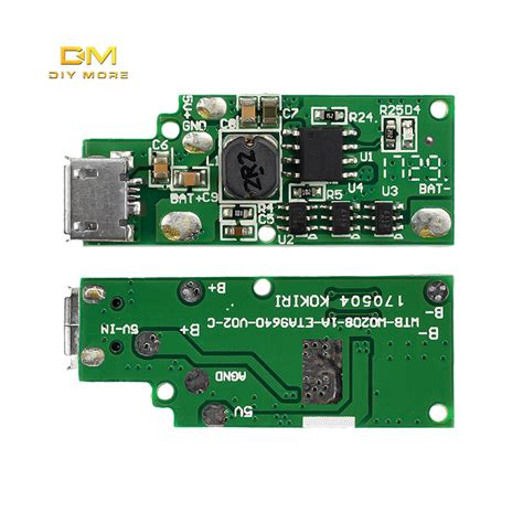 Diymore 18650 Li Ion แบตเตอรี่ 3 7v4 2v บอร์ดป้องกันการชาร์จ Mini ชาร์จสมบัติพลังงานมือถือกระดาน