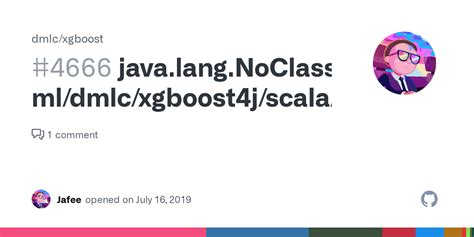 Javalangnoclassdeffounderror Mldmlcxgboost4jscalaobjectivetrait