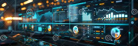A High Tech Computer Screen Displaying A Detailed Network Monitoring Dashboard With Real Time