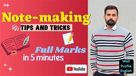 🔥note Making Formattricksenglishexamples🛑 Note Making Class 9th
