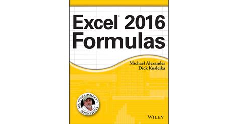 Excel Formulas Book
