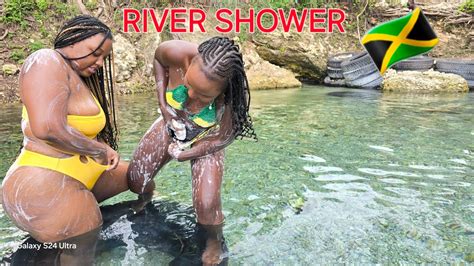 This Is How Jamaican Women Bath In The River Raw Uncut Youtube