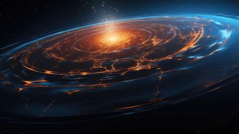 Premium Photo Electromagnetic Pulse Over Planet Surface Satellite