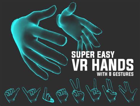 Vr Hands Animated With Ghost Shader 3d 캐릭터 Unity Asset Store