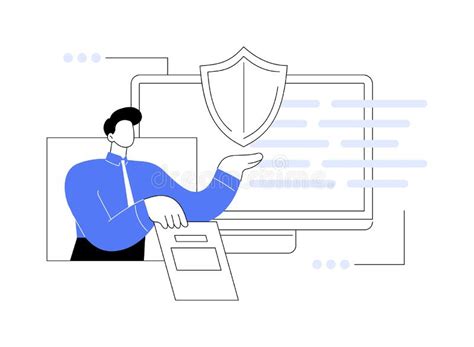 General Data Protection Regulation Abstract Concept Vector Illustration Stock Vector