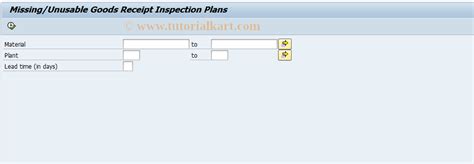 QP07 SAP Tcode List Missing Unusable GR InspPlans QP07 SAP Tcode List Missing Unusable GR InspPlans