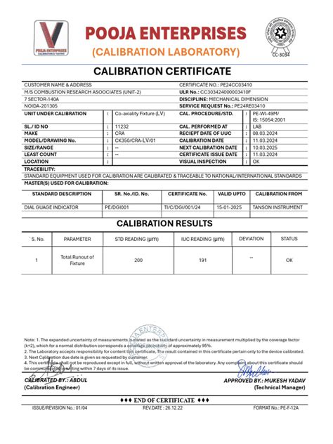 Runout Pdf Calibration Metrology