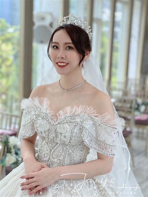 【新秘蓁妮】bride 芷芸 結婚造型 華麗公主 新娘秘書 夢幻城堡彩妝造型團隊
