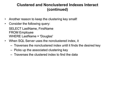 introduction of sql server indexing pptx