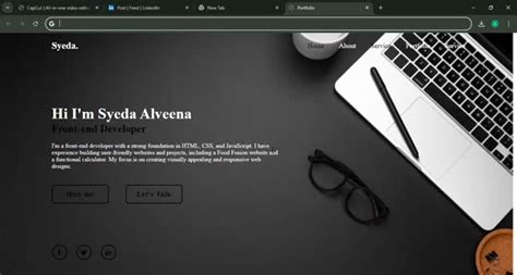 Syeda Alveena On Linkedin Webdevelopment Portfolio Learningjourney Webdevelopment Html