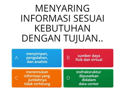 Dampak Informatika Pada Jaringan Quiz