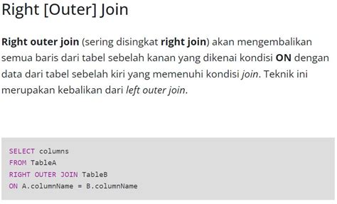Aris Ihwan On Linkedin 4 Right Outer Join