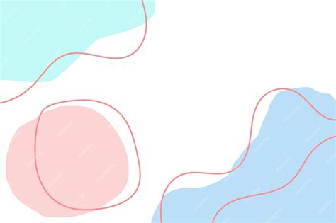 Premium Vector Abstract Simple Blob Background With Lines