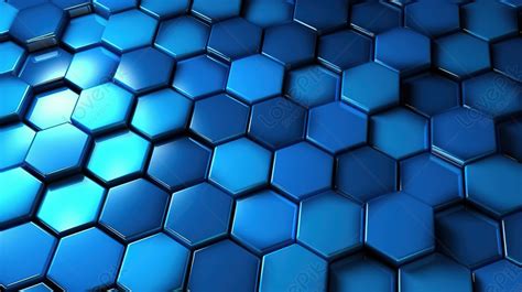 파란색 음영의 육각형 패턴 현대 기술 배경 3d 렌더링 배경 미래 배경 이미지 Hd 현대 기술 3d 렌더링 미래 배경 사진 무료 다운로드 Lovepik