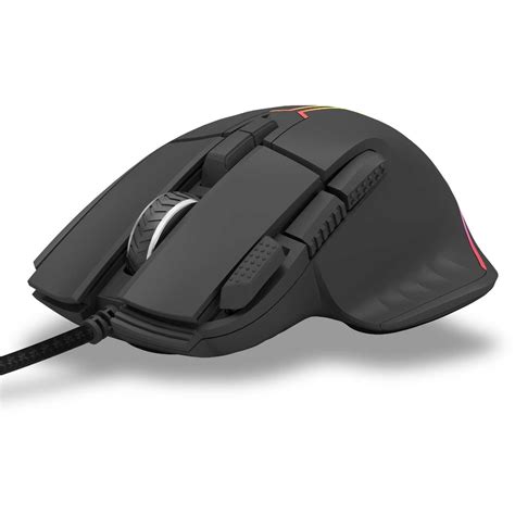Porodo Gaming Mouse 8d Wired With Rgb Lighting Effects Precision An
