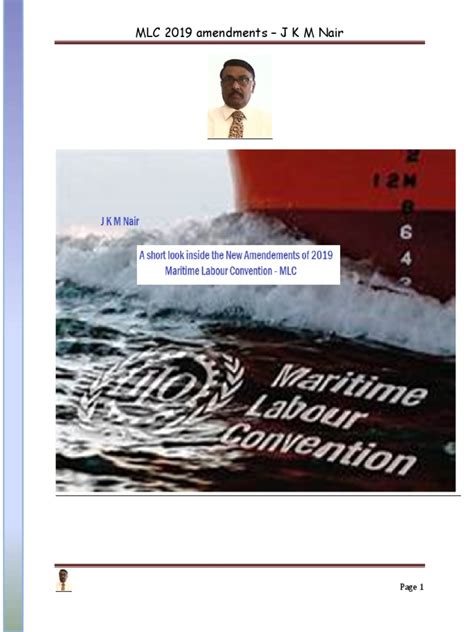 Maritime Labour Convention 2006 2019 Sho Pdf Pdf International Labour Organization