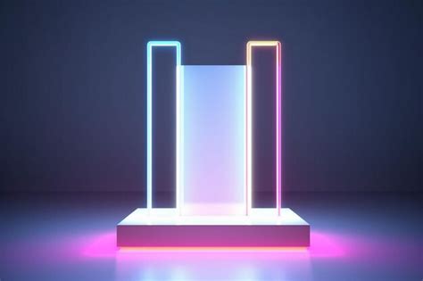 A 3d Rendering Of A Cube Premium Ai Generated Image