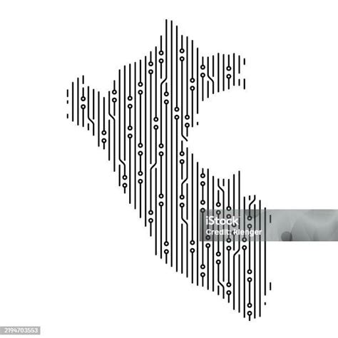 디지털 혁신을 보여주는 페루지도를 대표하는 전자 회로 기판 It 지원에 대한 스톡 벡터 아트 및 기타 이미지 It 지원