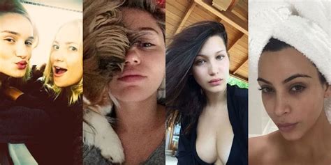 101 Times Celebrities Posted Makeup Free Selfies Celebrity Makeup