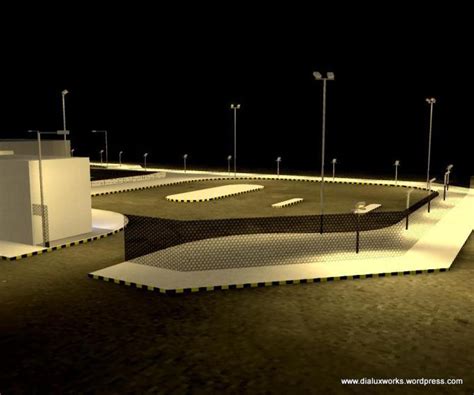 Exterior Lighting For Substation Part 2 Dialux Works