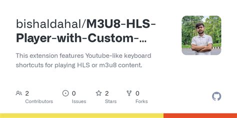 Github Bishaldahalm3u8 Hls Player With Custom Controls This