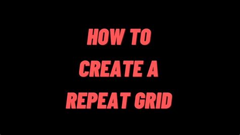 How To Create A Repeat Grid In Adobe XD Web Design Tutorials