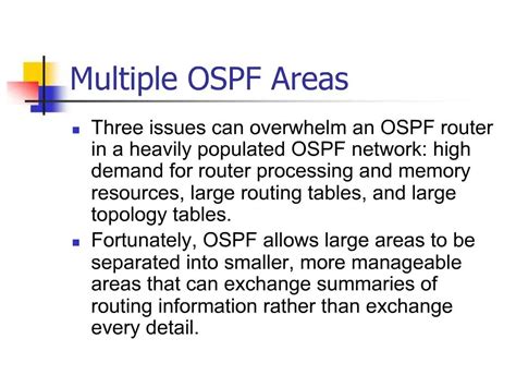 Ppt Multiple Ospf Areas Powerpoint Presentation Free Download Id 525683