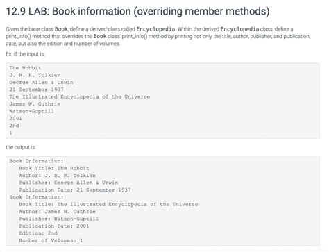 Solved Given The Base Class Book Define A Derived Class Chegg