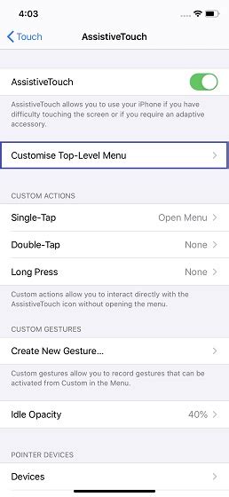 How To Enable Assistivetouch In Ios 13 And Ipados 13 Beebom