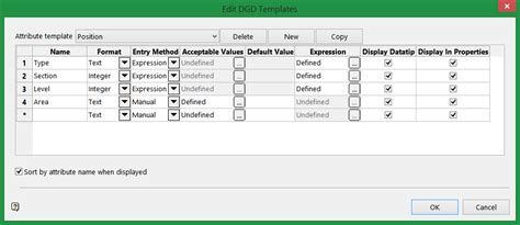 vulcan design templated attributes edit dgd templates
