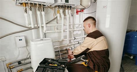 화장실에서 파이프를 수리하는 유니폼을 입은 젊은 남성 노동자 사진 Unsplash의 배관공 이미지