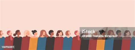 다른 국적과 문화의 여성과 벡터 배너 독립 평등을 위한 여성의 투쟁 여자에 대한 스톡 벡터 아트 및 기타 이미지 여자 리더십 패턴 Istock