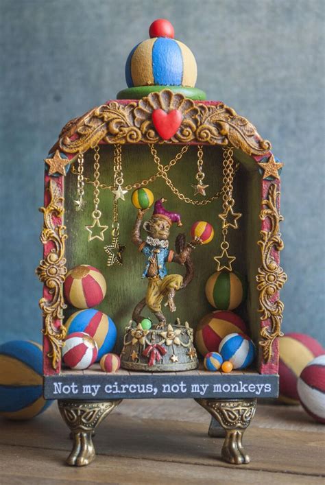 i am an artist who makes dioramas here are my wizard s room and circus
