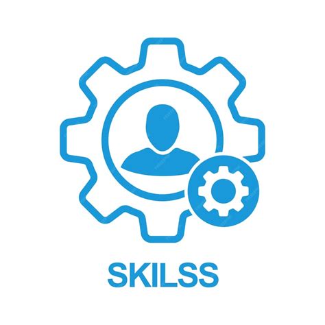 Premium Vector Skills Icon With Settings Sign Skills Icon And Customize Setup Manage Process