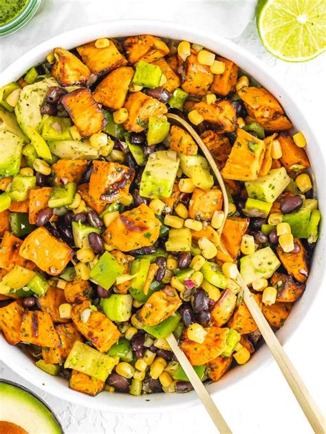 Fresh Black Bean Salad Plant Based School