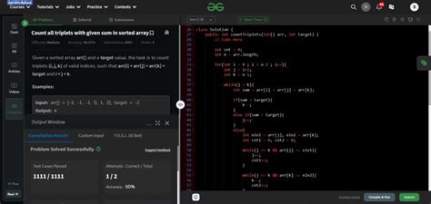 Codingchallenge Problemsolving Dsa Java Geeksforgeeks